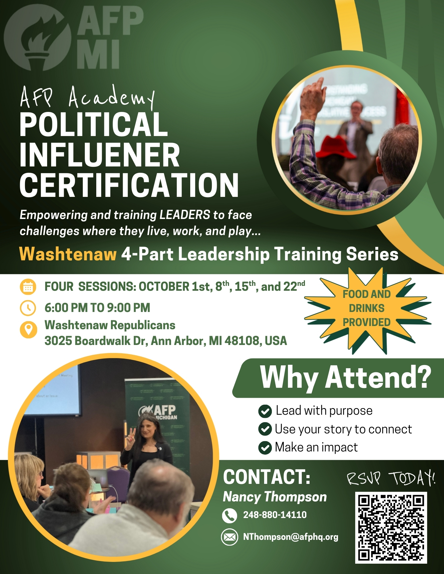 Events from July 19 – August 26 – AFP-MI